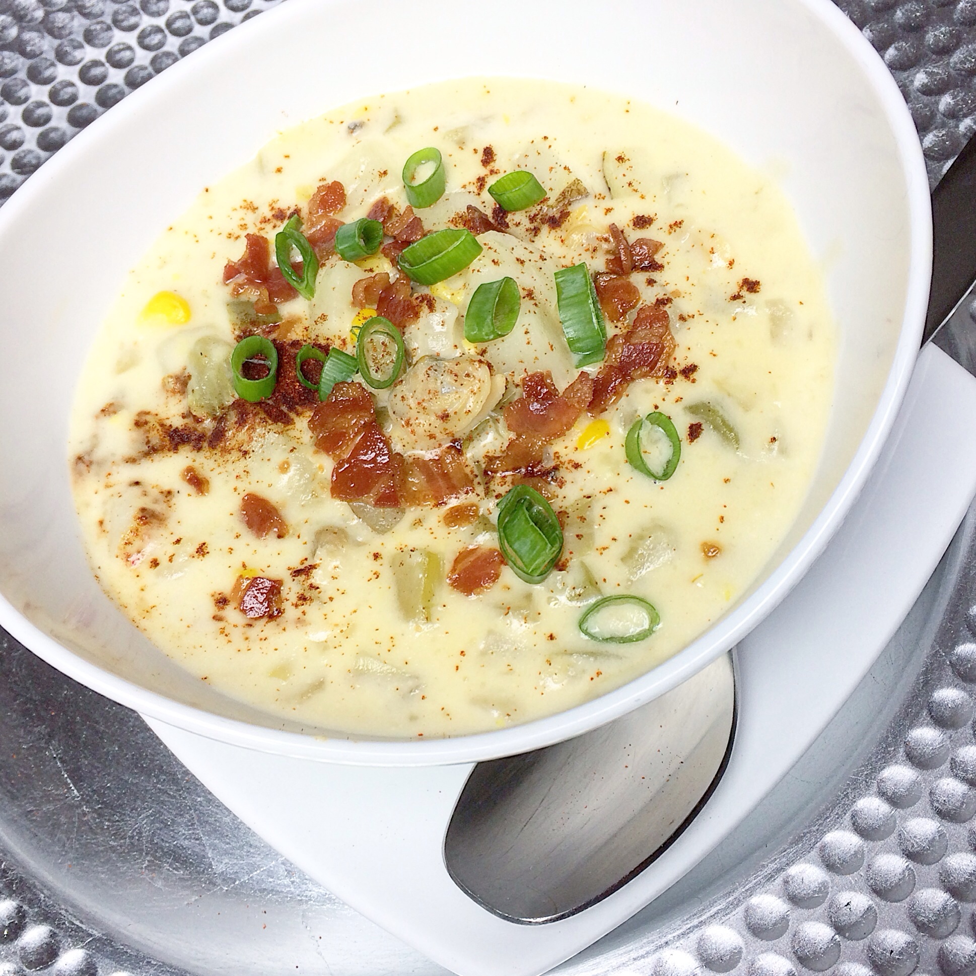 Cajun Corn & Clam Chowder! – Parmesan Princess